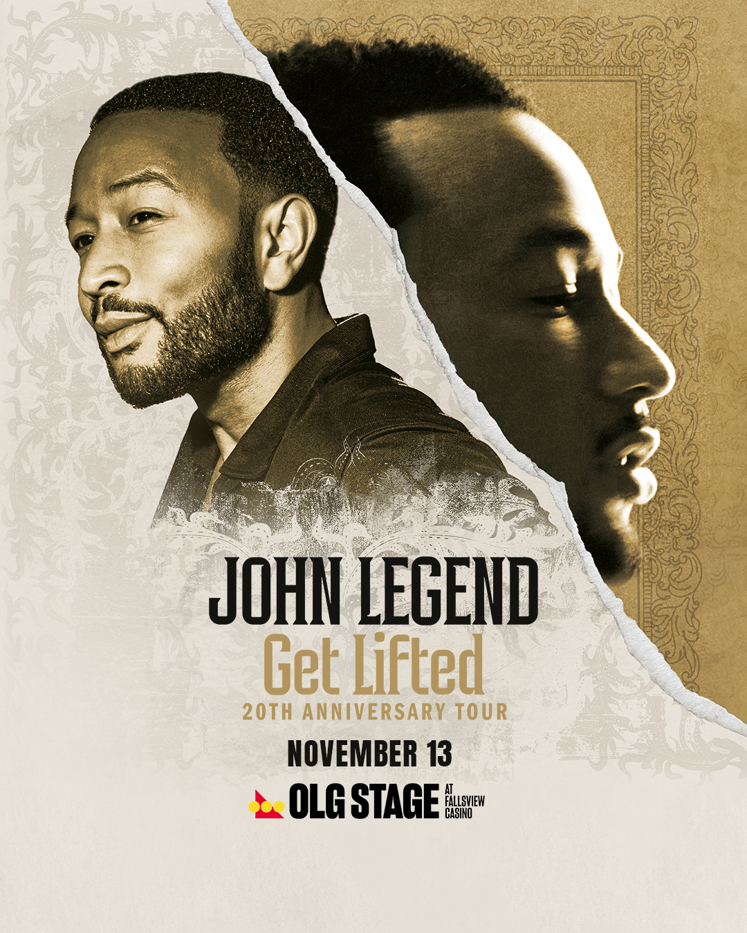 John Legend: Get Lifted 20th Anniversary Tour | Niagara Falls Tourism