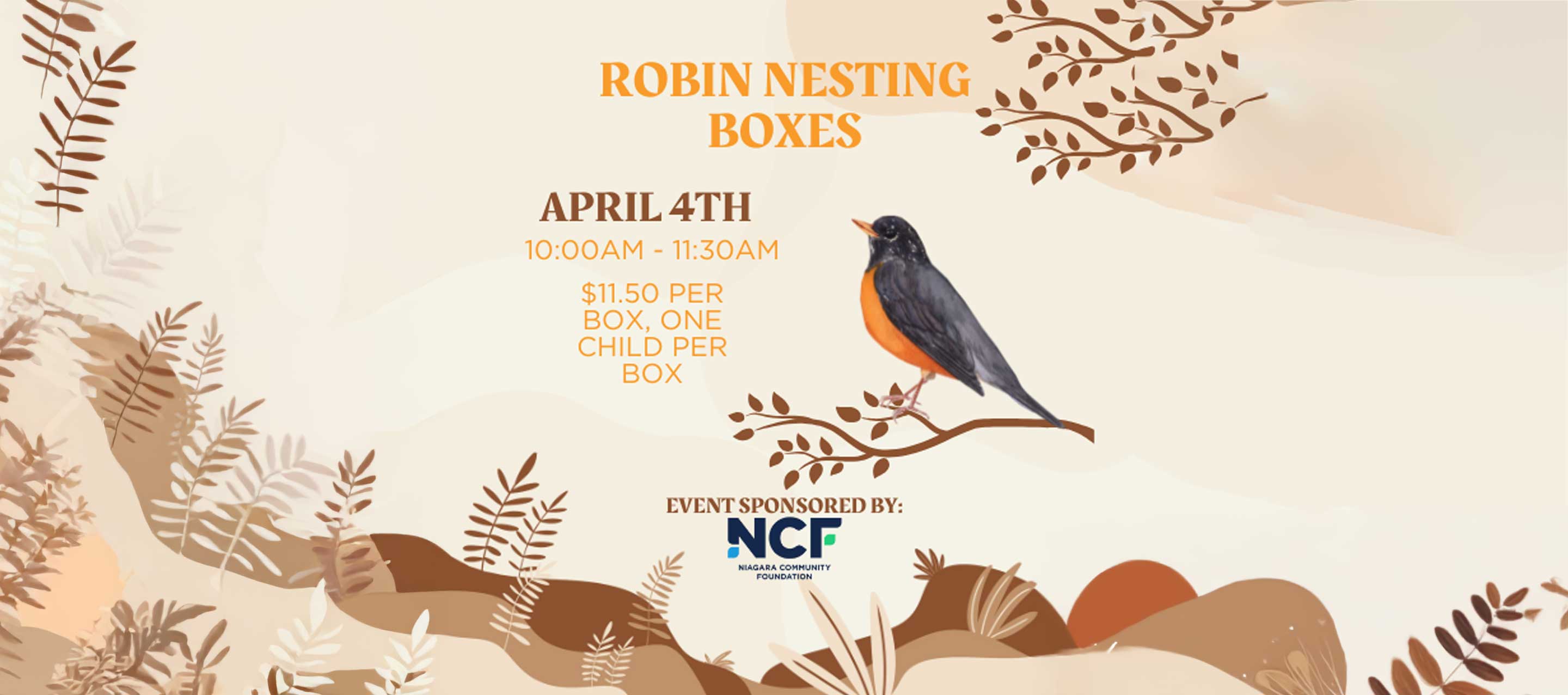 PD Day: Build a Robin Nesting Box | Niagara Falls Tourism