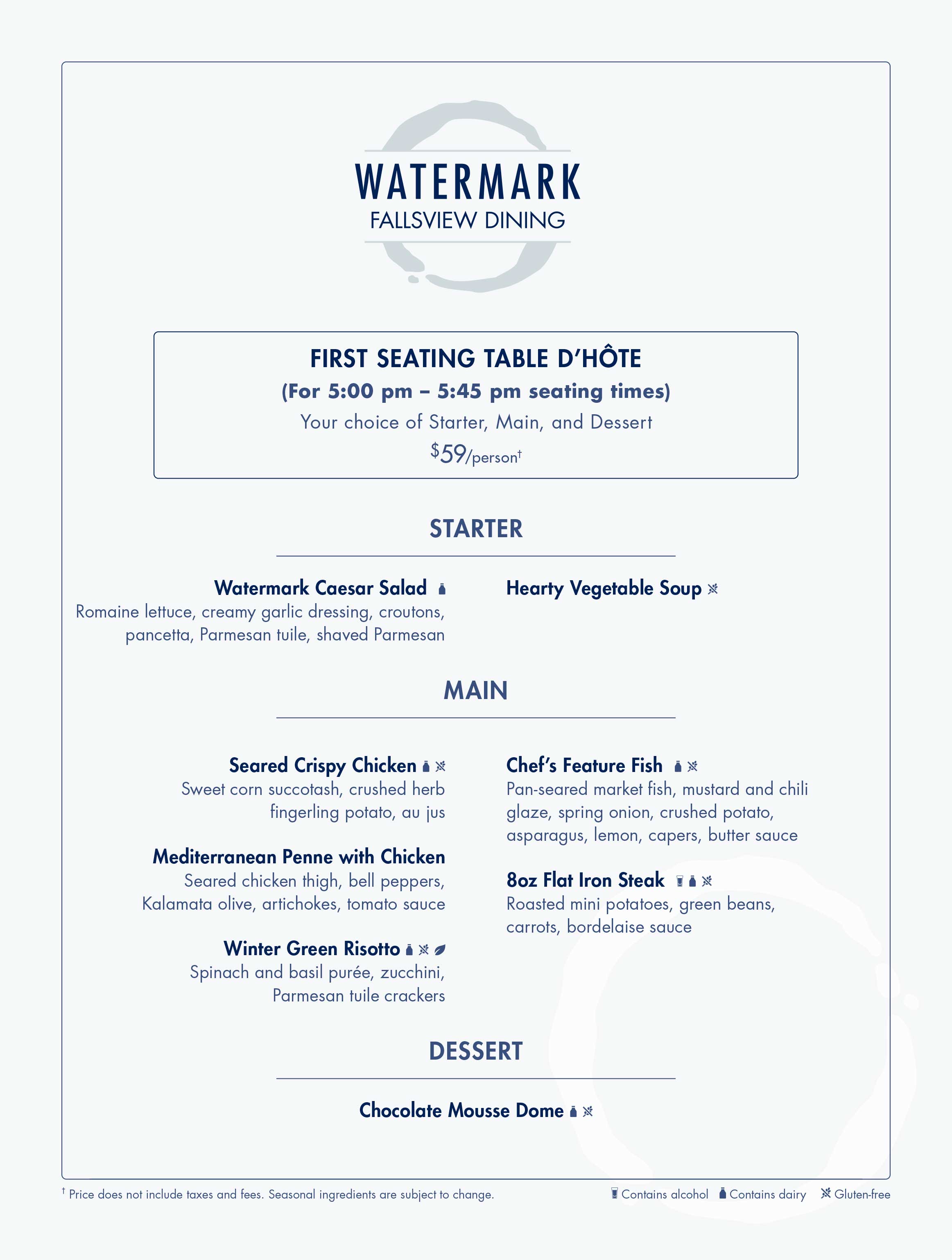 Watermark Fallsview Dining | Niagara Falls Tourism